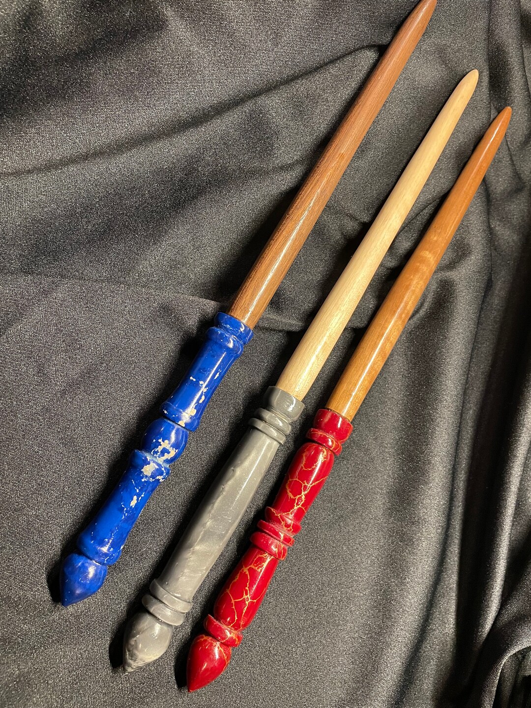 Crushed Stone Wands - Red Jasper and Gold Wand - Holiday Series 2023 - Etsy