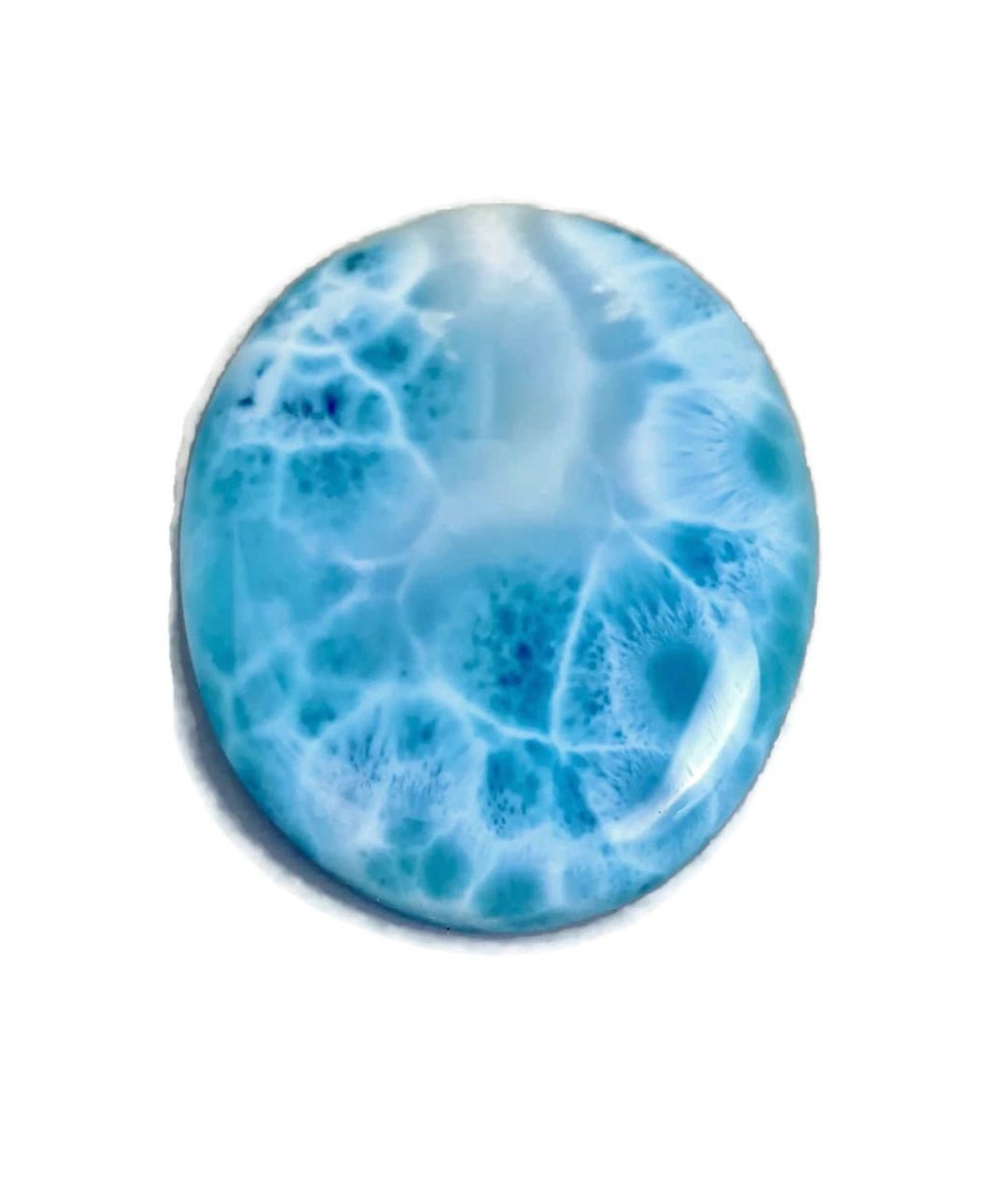 419 CT Big Natural Dominican Nice Deep Blue Larimar Stone Cabochon - Etsy