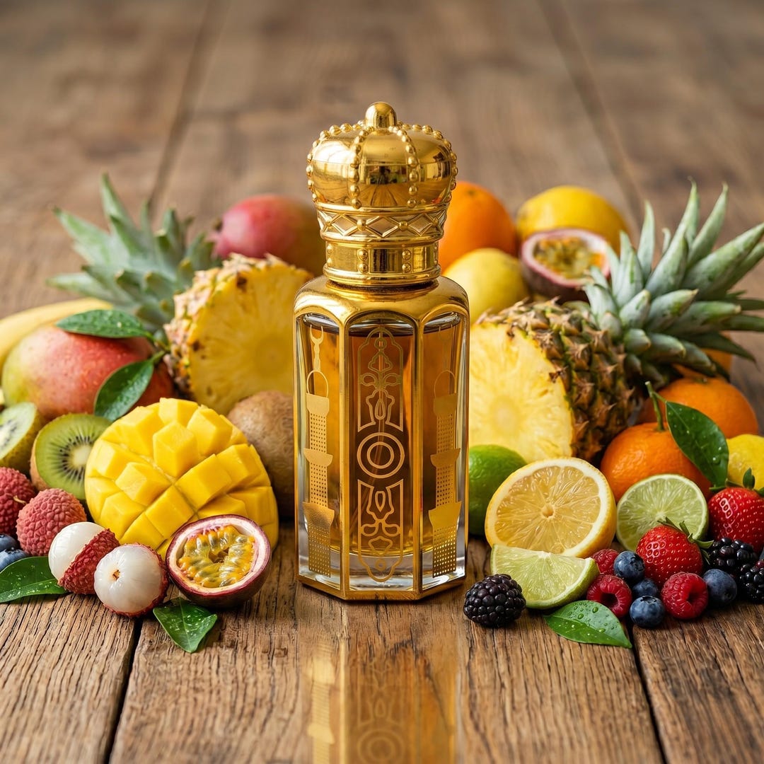 Fawakeh Attar | Mixed Fruit Natural Perfume Oil | Sweet Fruity Fresh ...
