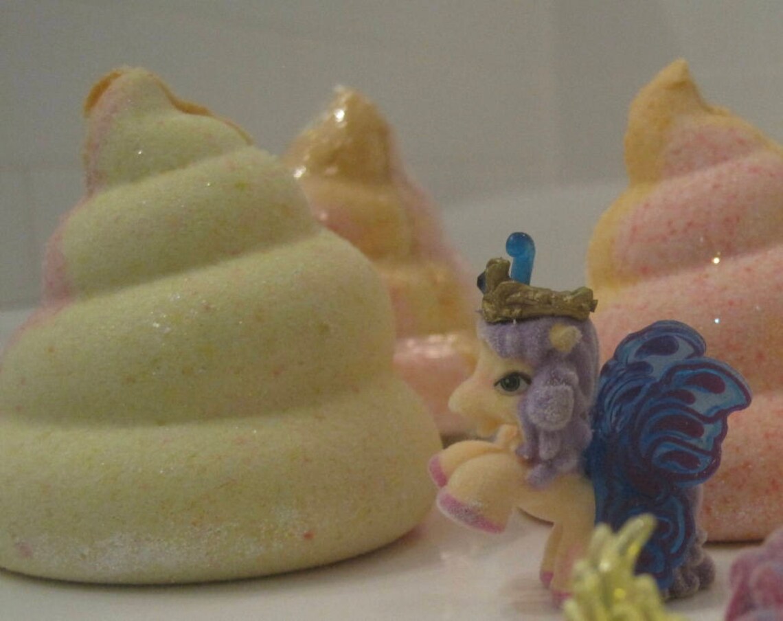 Pegasus Poop Bath Bomb With Surprise Toy Inside | Etsy