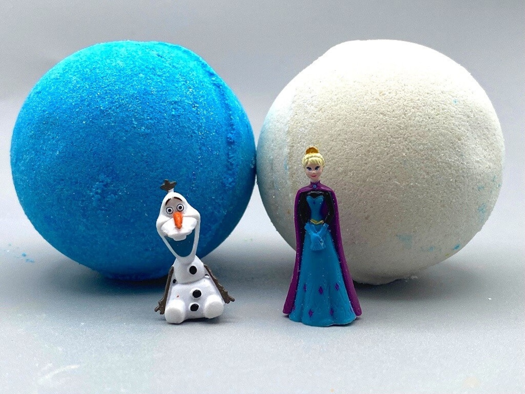Snowball Bath Bombs With Toys Inside 2 Ct Pack - Etsy