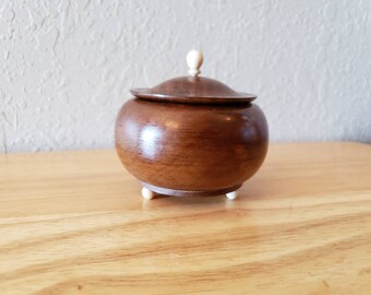 Wood Turned Box - Etsy