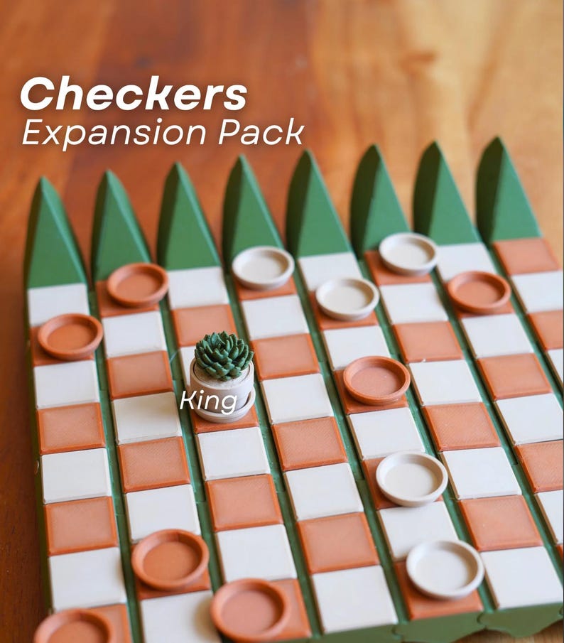 3D Printed Cactus Chess Set: Unrolling Board Game - Etsy