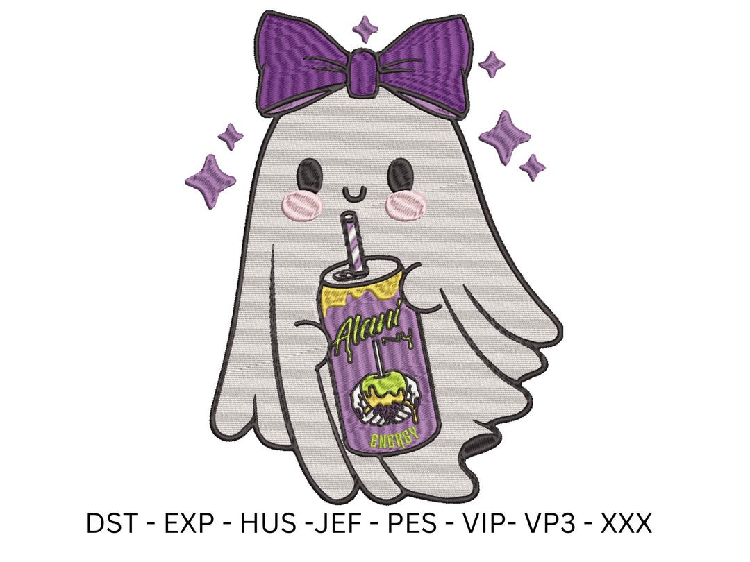 Coquette Halloween Alani Witches Brew Energy Drink Embroidery Design ...