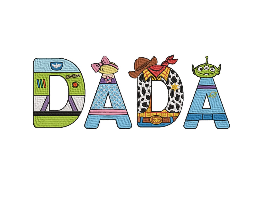 Dada Toy Embroidery Design, Instant Download, 3 Sizes Embroidery File ...