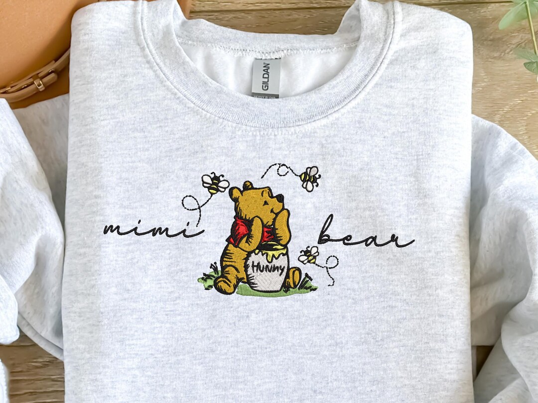 Mimi Bear Embroidery Design, Instant Download, 4 Sizes Embroidery File ...
