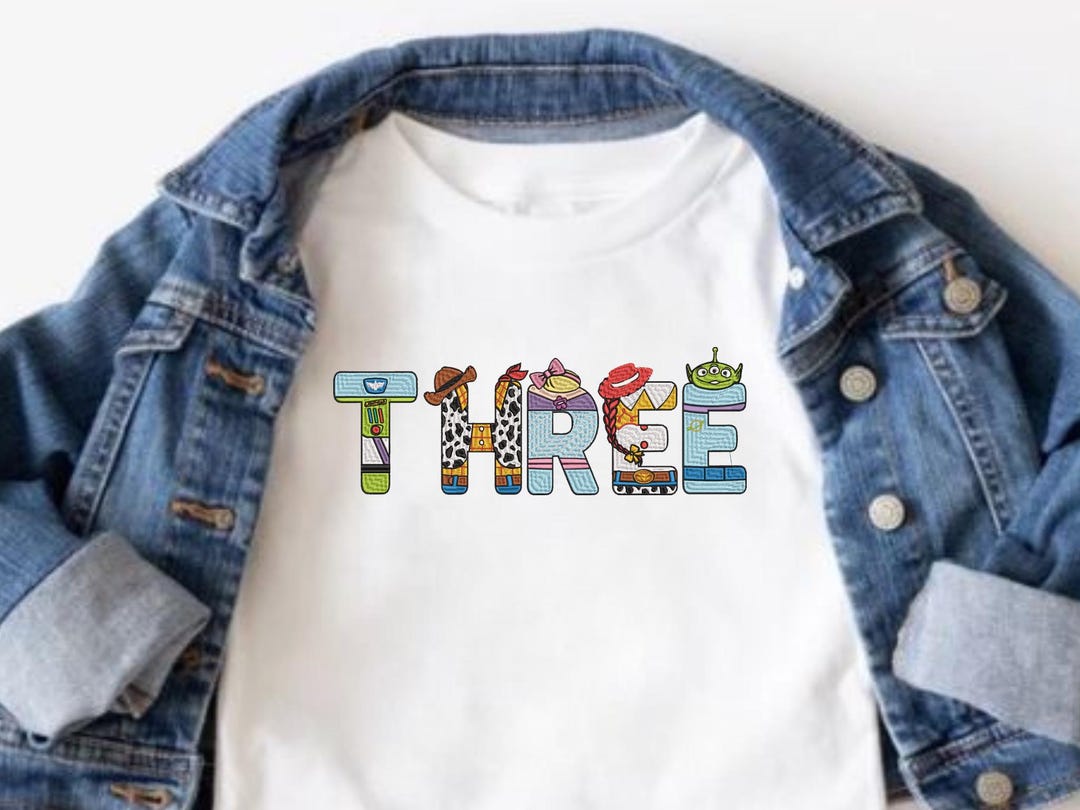 THREE Toy Embroidery Design, Instant Download, 4 Sizes Embroidery File ...