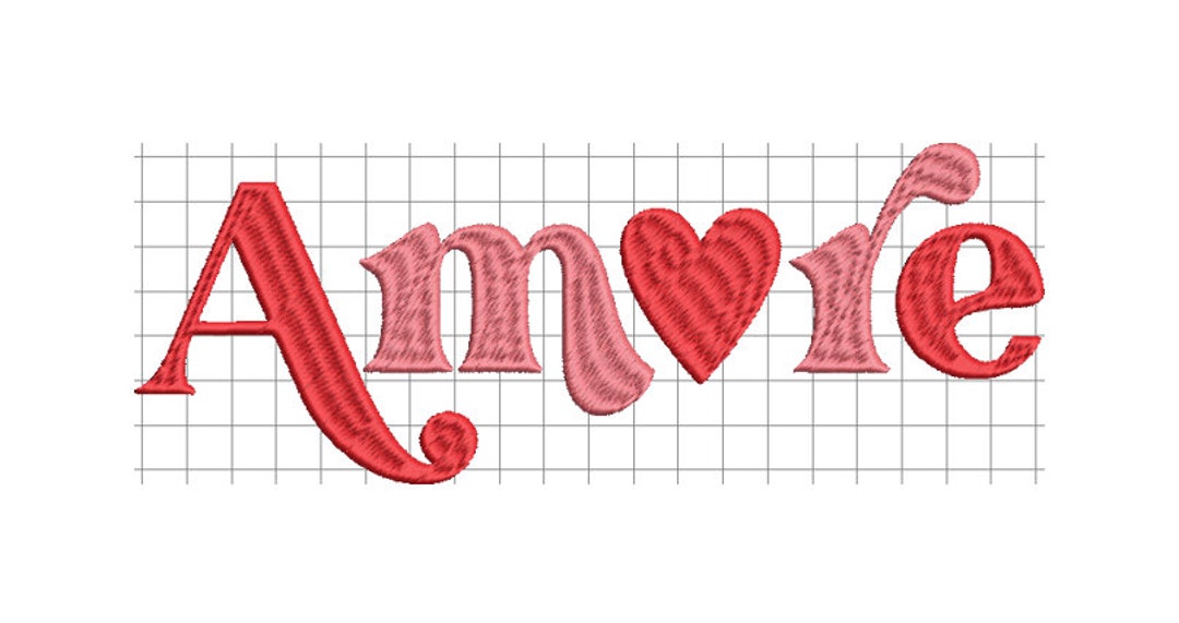 Valentine's Day, Amore, Embroidery Design, Boho Design, Instant ...