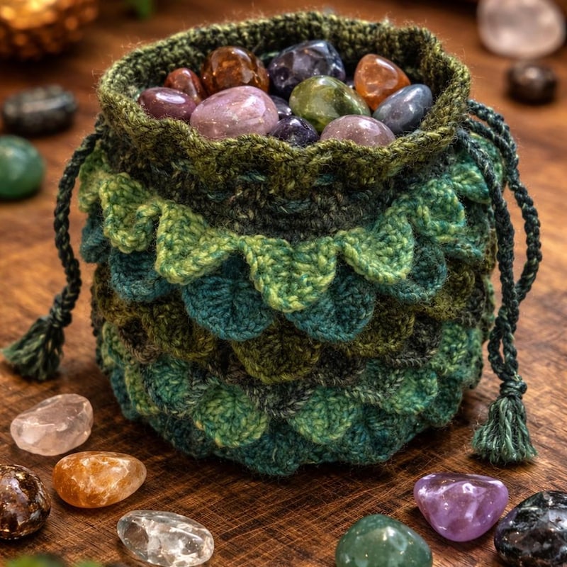 Handmade Crochet Dice Bags - Etsy