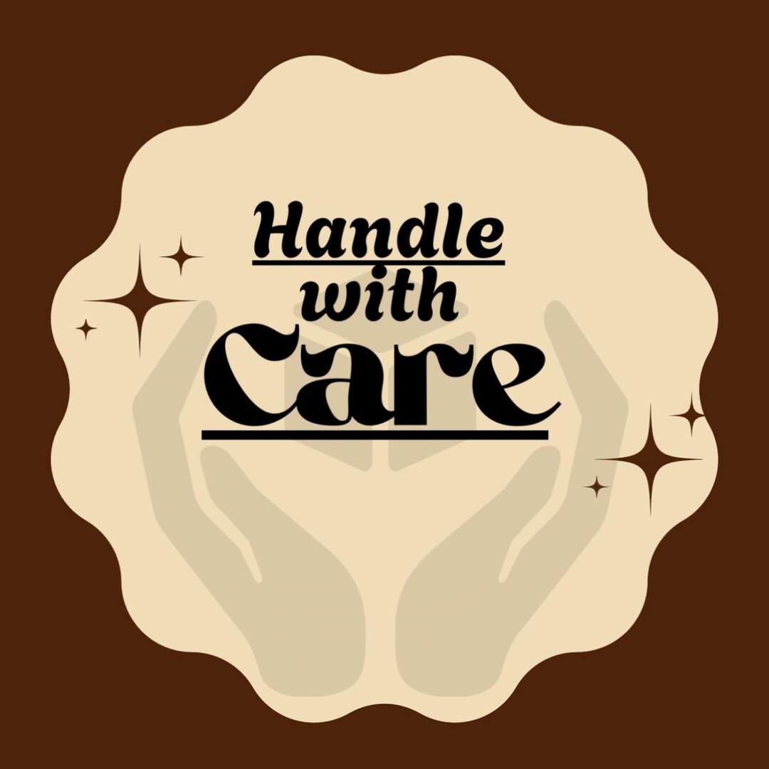 Handle With Care Sticker | Small Business Packaging Supplies - Etsy