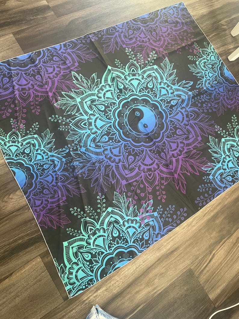 Ying Yang Fabric, 42” X 50” - Etsy