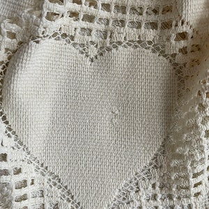 Twin Bed Crocheted Hearts Dust Ruffle - Etsy