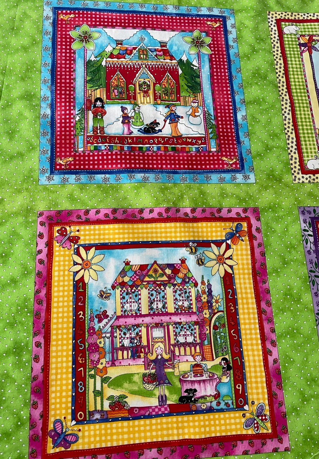 Fabric, 24” X 44”, Dollie’s House - Etsy