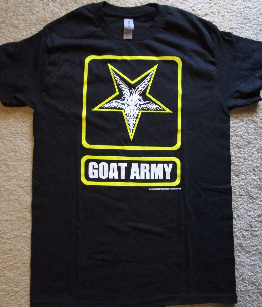 Goat Army 2 Sided T-shirt - Etsy