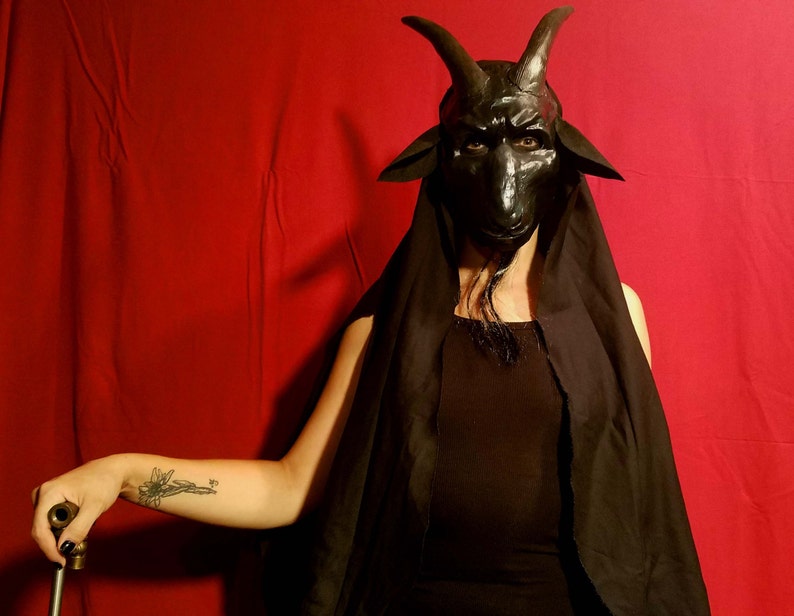 Goat mask | Etsy