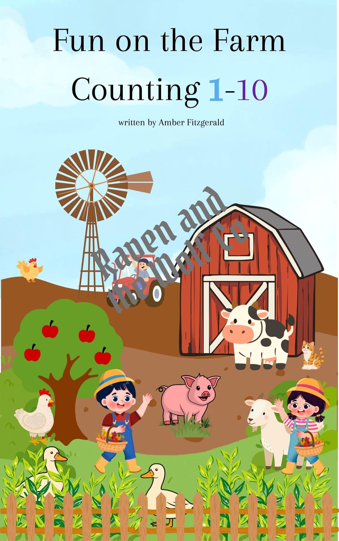 Farm Friends Counting Book: Learn Numbers 1-10 With Adorable Farm ...