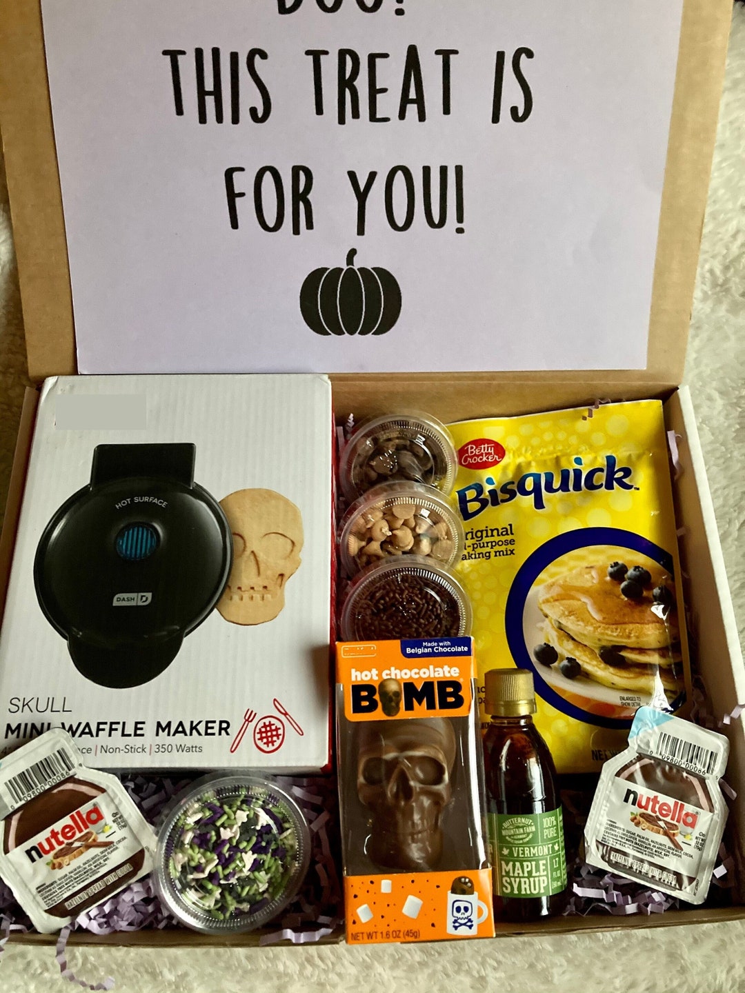 Halloween Pancake Set, Thinking of You, Care Package, Breakfast in Bed ...