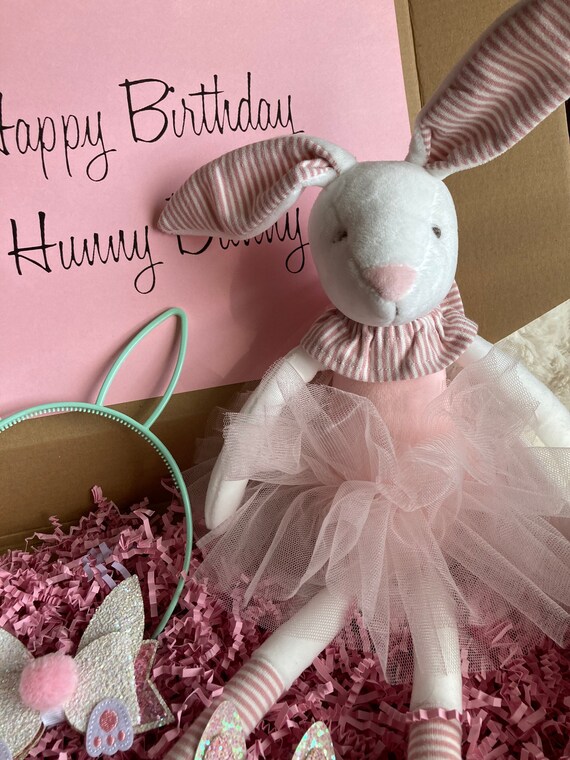 Personalized Rabbit Plush Gift Set Rabbit Doll Bunny Stuffed | Etsy