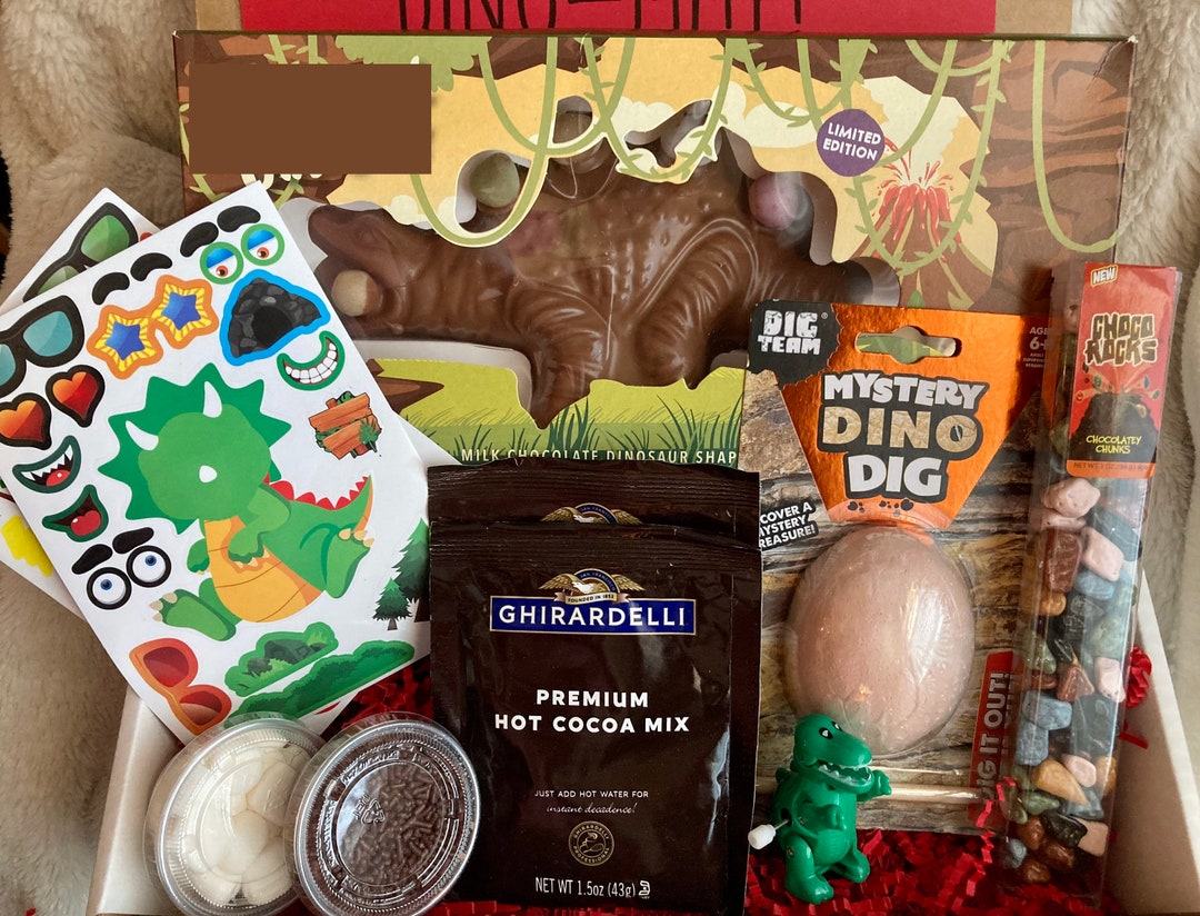 Dino-mite, Valentine's Day Gift Set, Valentine's Day Kids Chocolate Set ...