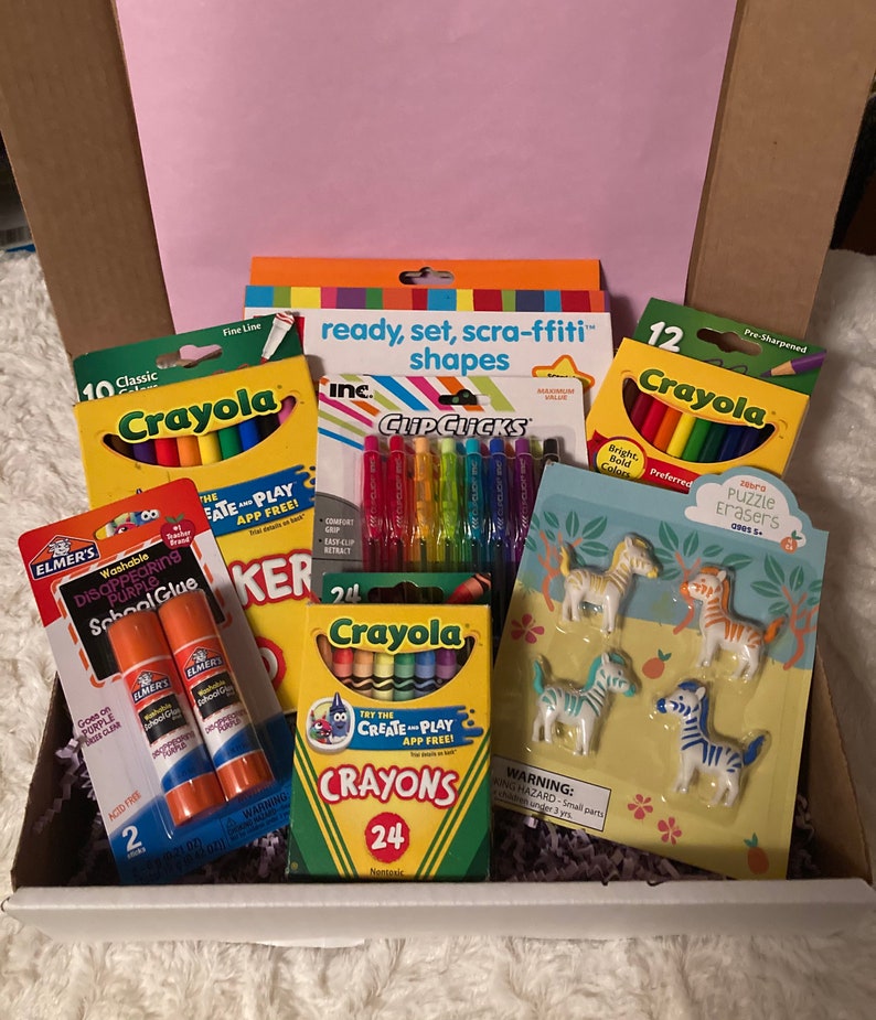 Box of Sunshine Art Set Craft Kit Craft Set Rainbow Gift | Etsy