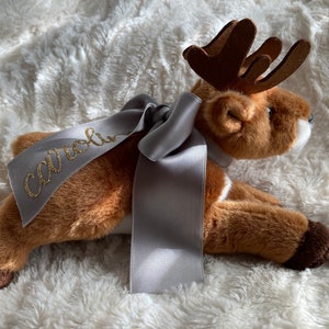 Personalized Reindeer Plush, Reindeer Doll, Reindeer Stuffed Animal ...