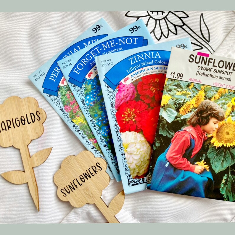 Plant Labels Garden Labels Gardening Flower Flower Labels - Etsy