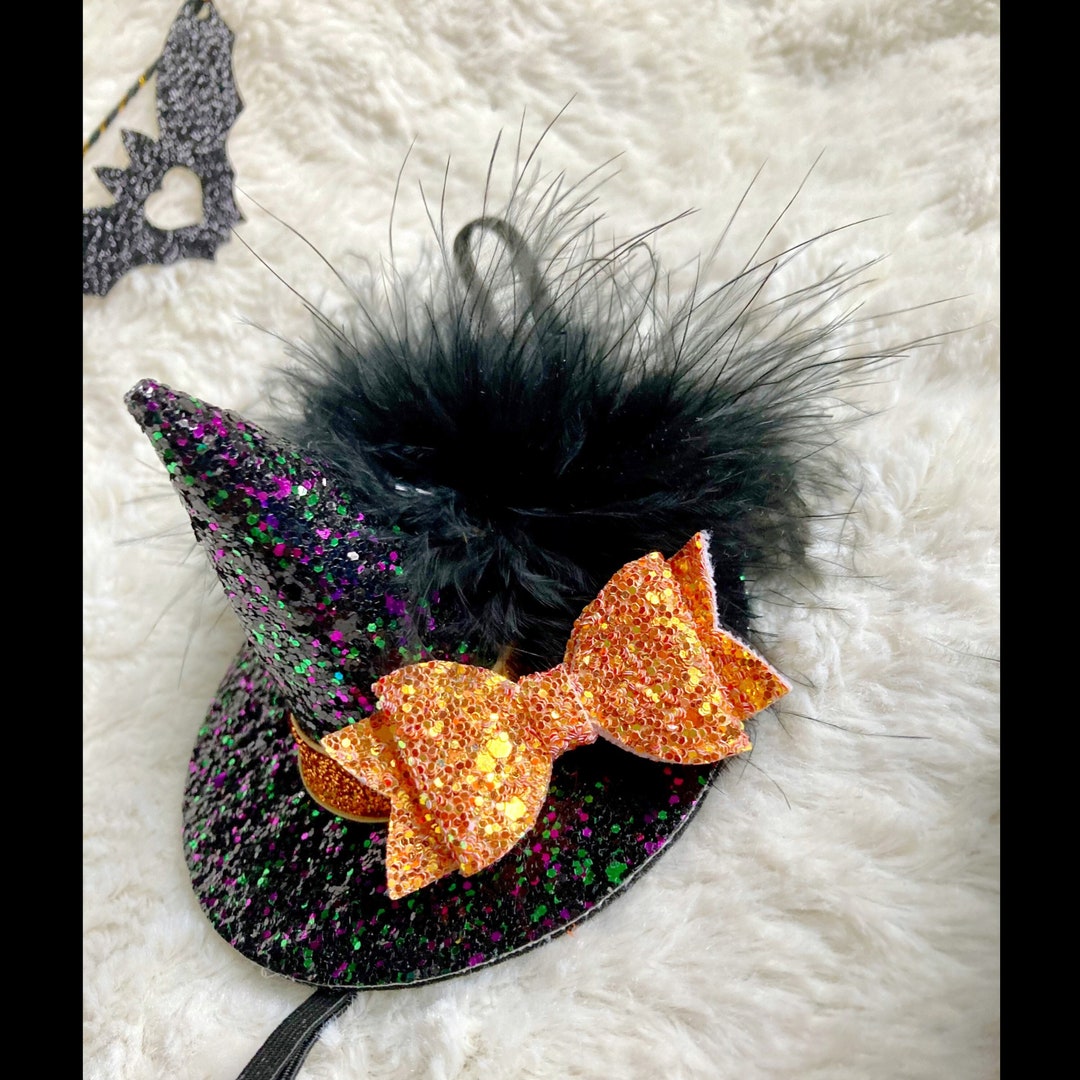 Petite Witch Hat Headband, Halloween Headband, Witches Headband, Witch ...