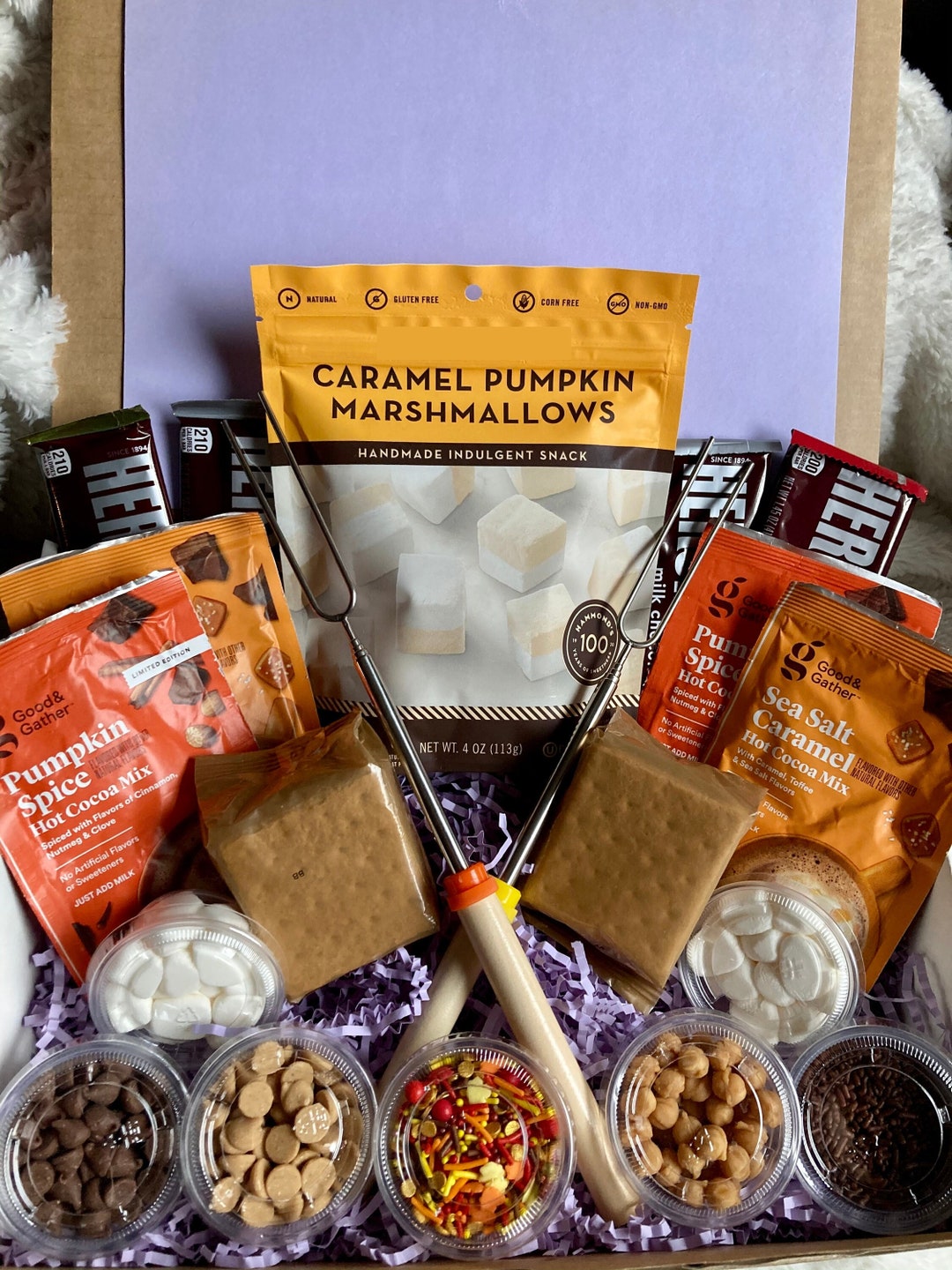 Pumpkin Smore Set, Thinking of You, Care Package, Caramel, Smore Bar ...