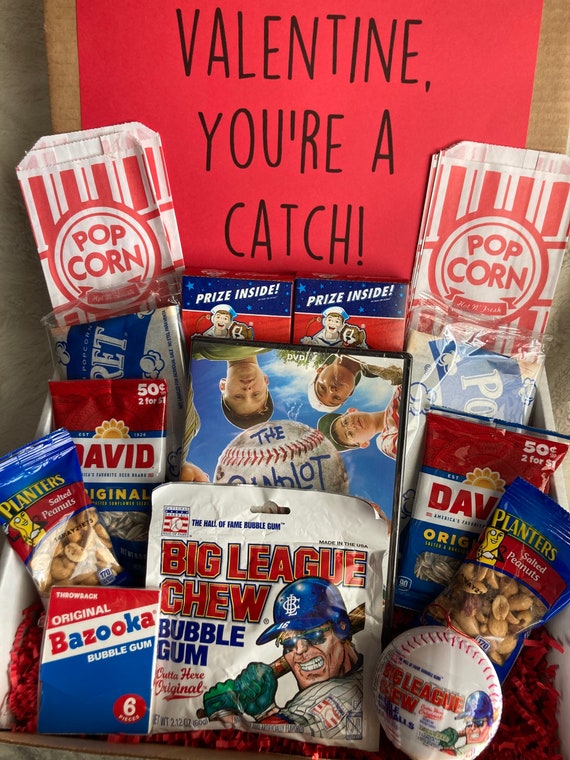 Baseball Baseball Movie Night Gift Set Movie Theatre Box | Etsy