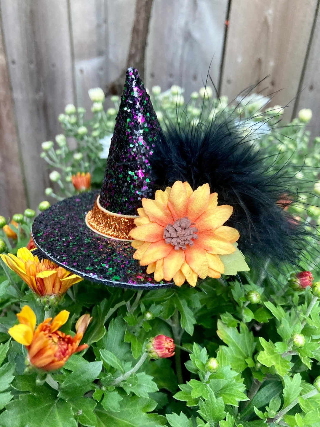 Petite Witch Hat Headband, Halloween Headband, Witches Headband, Witch ...