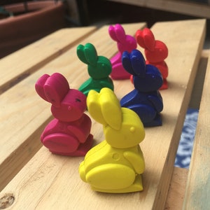 Bunny Crayons, Bunny, Rabbit, Crayons, Party Favor, Gift Set, Crayon - Etsy