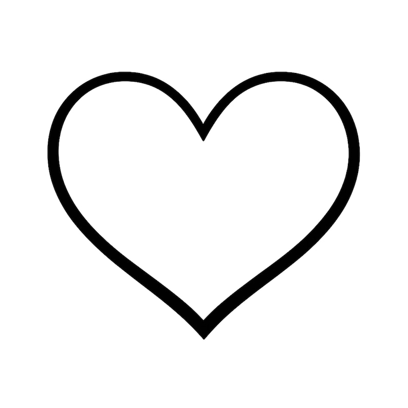 Heart SVG File, Heart Clip Art, Heart SVG,PNG Heart File - Etsy Canada