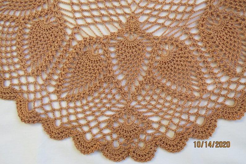 Crocheted Peace Dove Doily/centerpiece--copper - Etsy