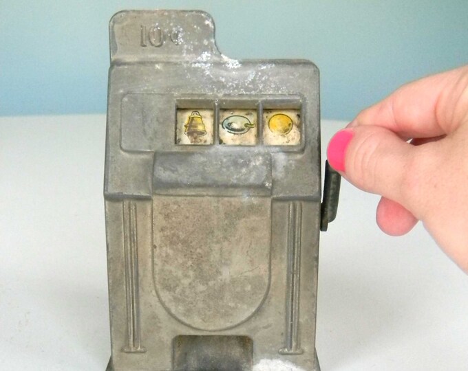 Vintage Rexco Slot Machine Las Vegas 10 Cent Bank Metal USA - Etsy