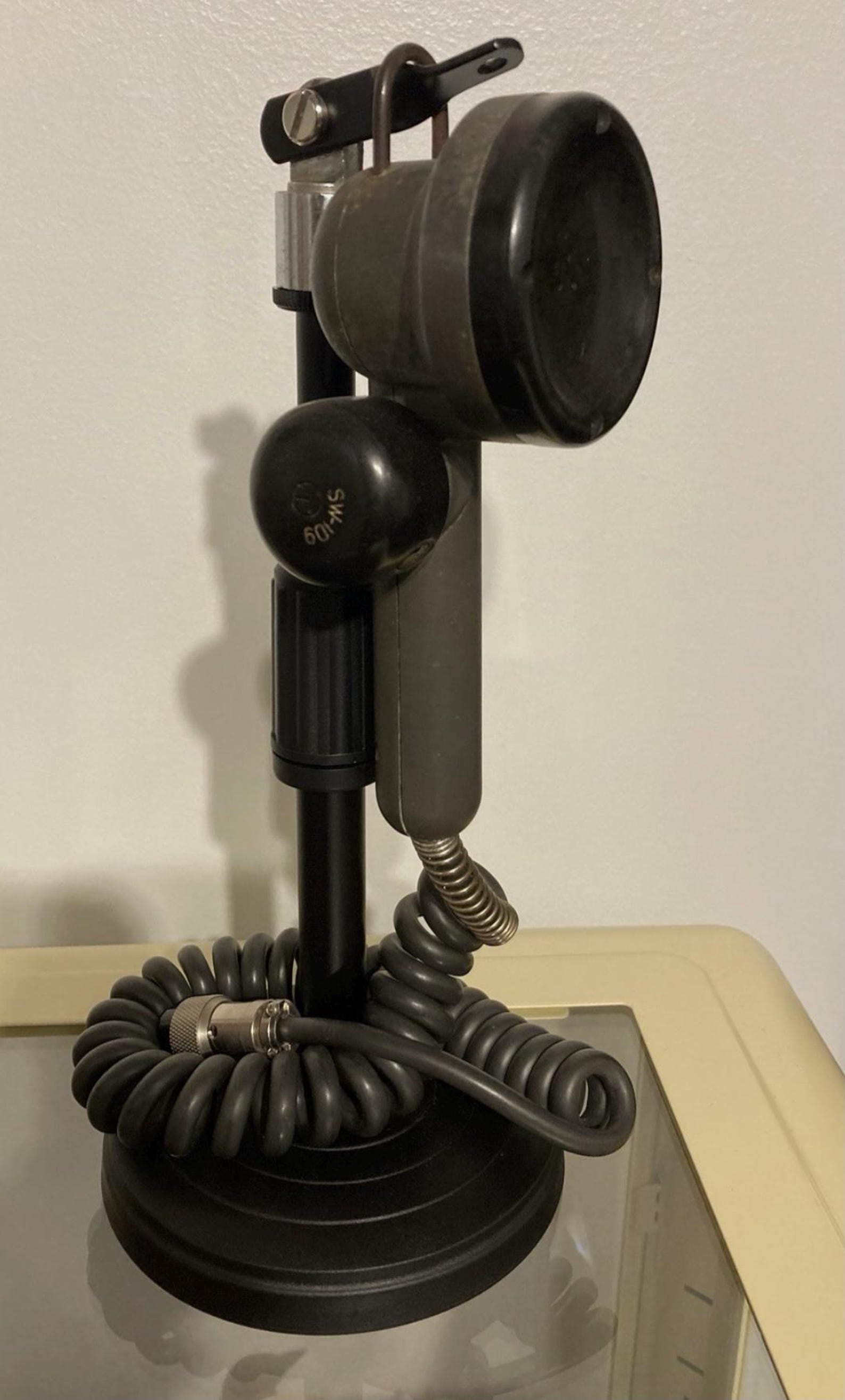 Vintage Federal World War II Tank/ship/plane Microphone on Stand ...