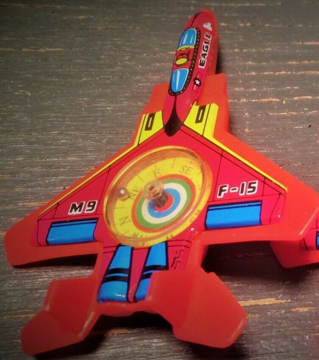 Vintage Eagle M9 F-15 Fighter Jet Plane Roulette Compass Clean! - Etsy