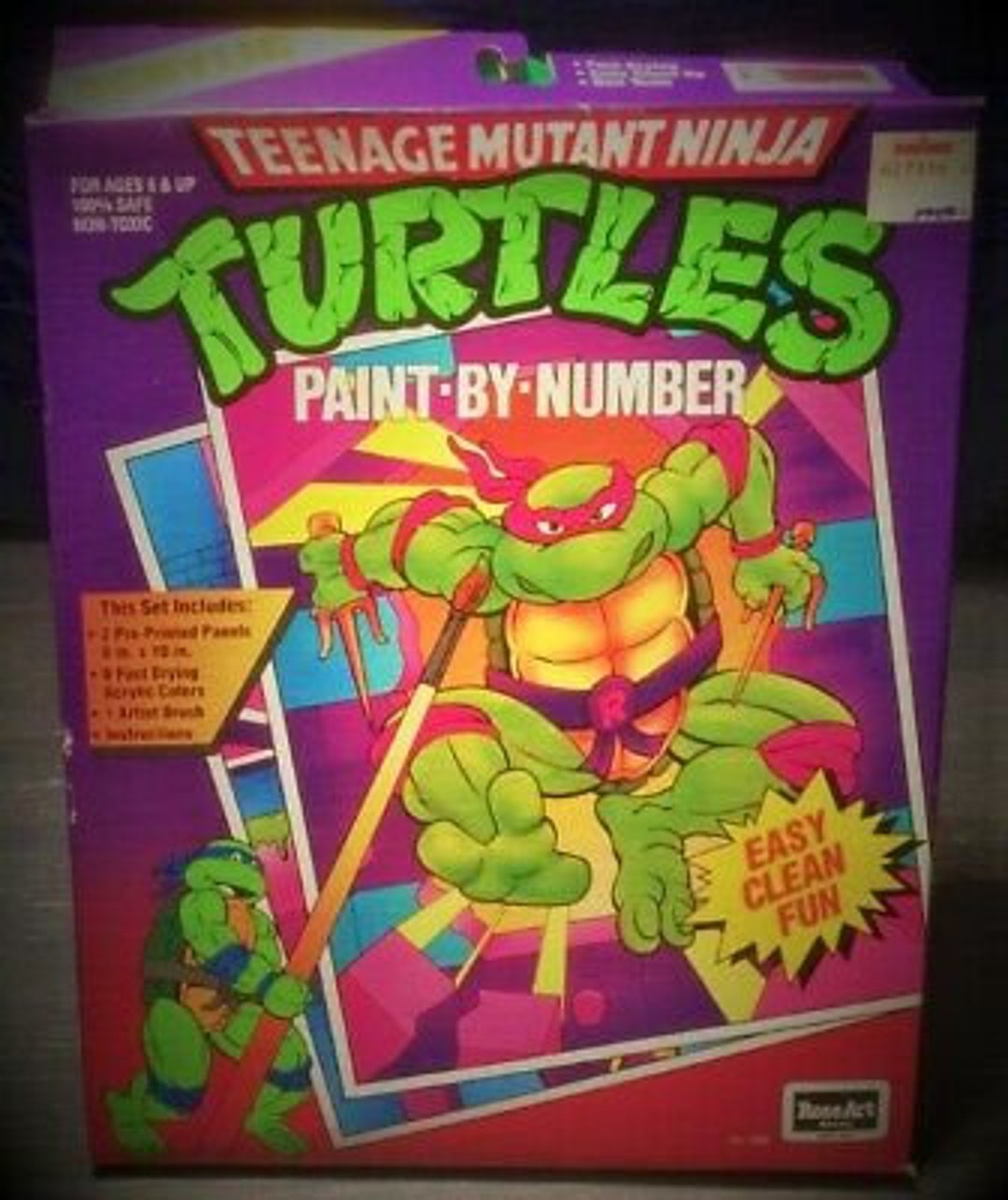 Bundle 1990 Unused Teenage Mutant Ninja Turtles Paint-by-numbers ...