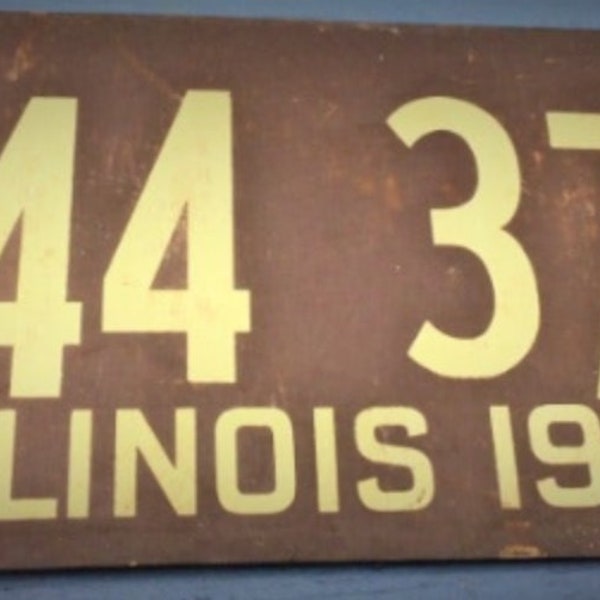 Vintage License Plates - Etsy