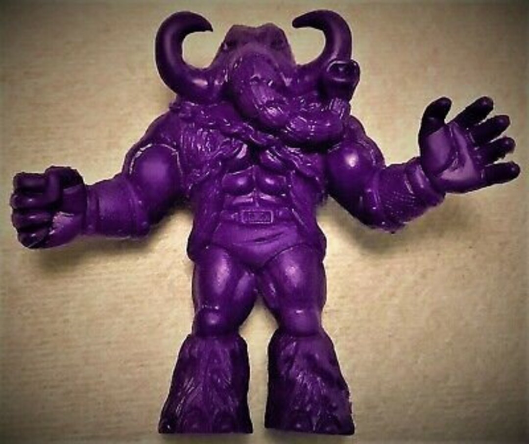 Kinnikuman Kinkeshi M.U.S.C.L.E. Muscle Men Figures Mammothman Purple ...