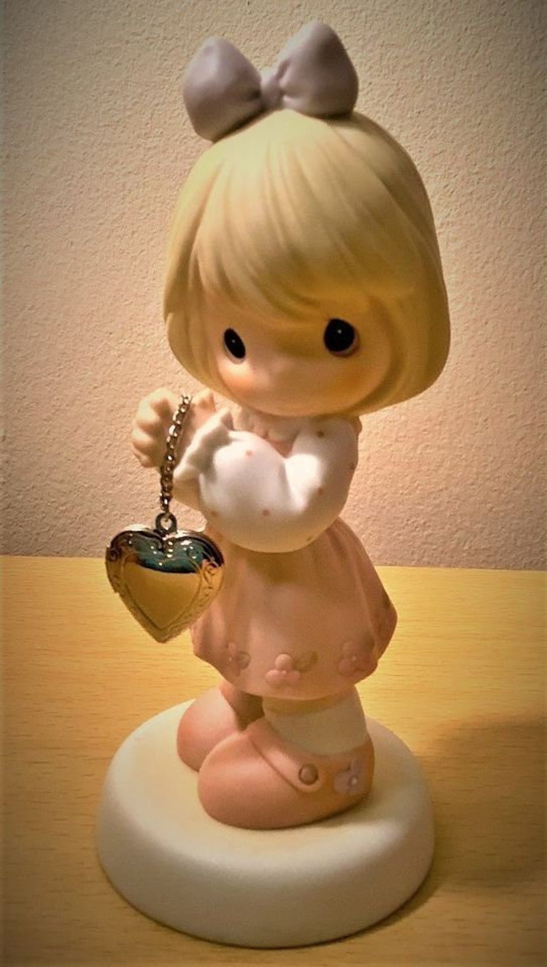 Vintage Enesco Precious Moments Figurine With Locket 2003 Friends Are ...