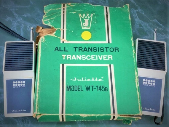 Vintage Juliette Model WT-145 Transceiver Radios AS IS - Etsy