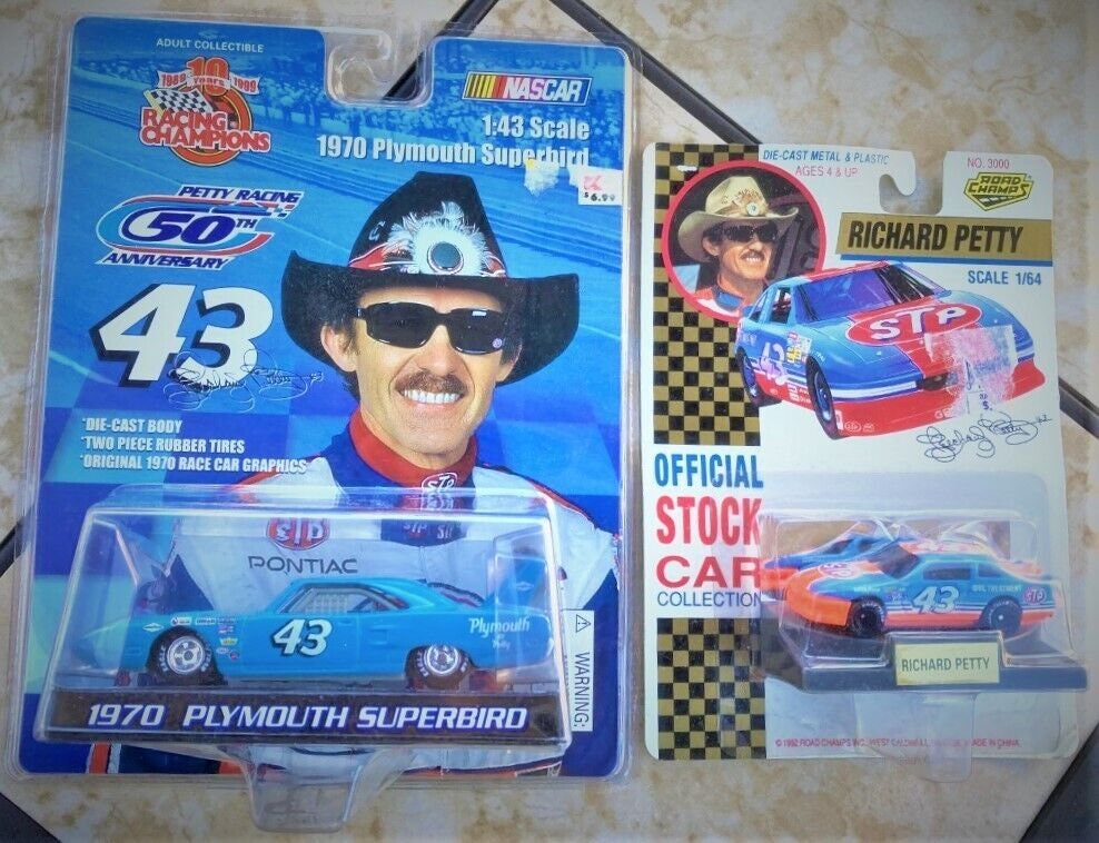 Richard Petty Toy Collector Car Bundle 43 Nascar Road Champs - Etsy
