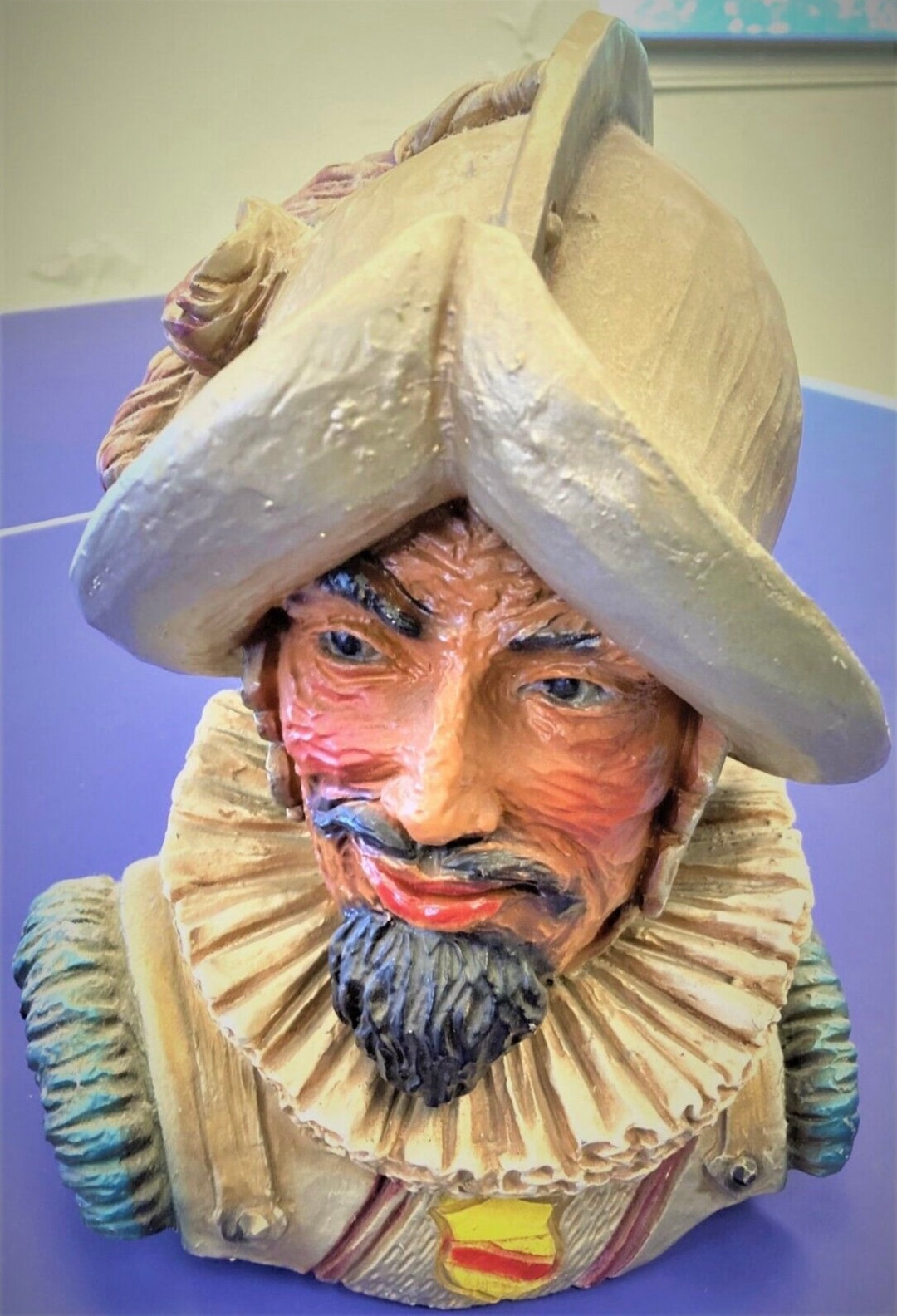 Old 7x11 Vtg 1967 Universal Statuary Corp. Chicago Conquistador Bust ...