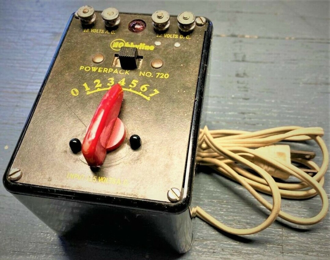 Vtg Hobbyline 720 Powerpack Toy Train Transformer 12 or 18 Volts ...