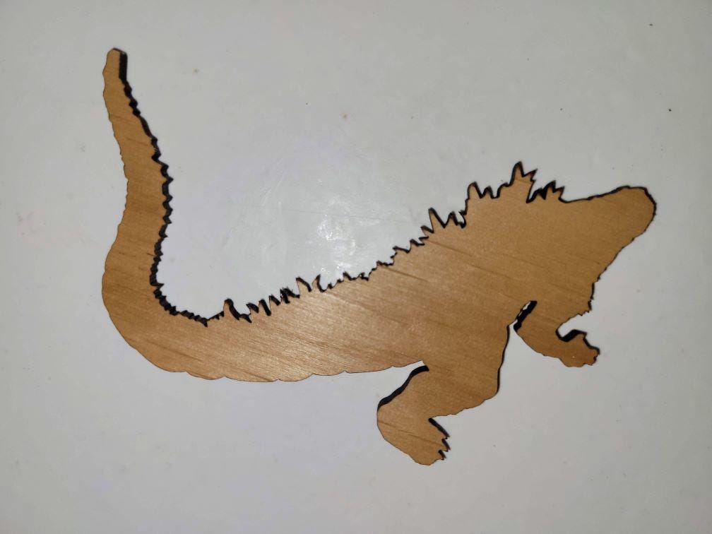 Digital Godzilla File for Laser Cutting and Engraving - Etsy