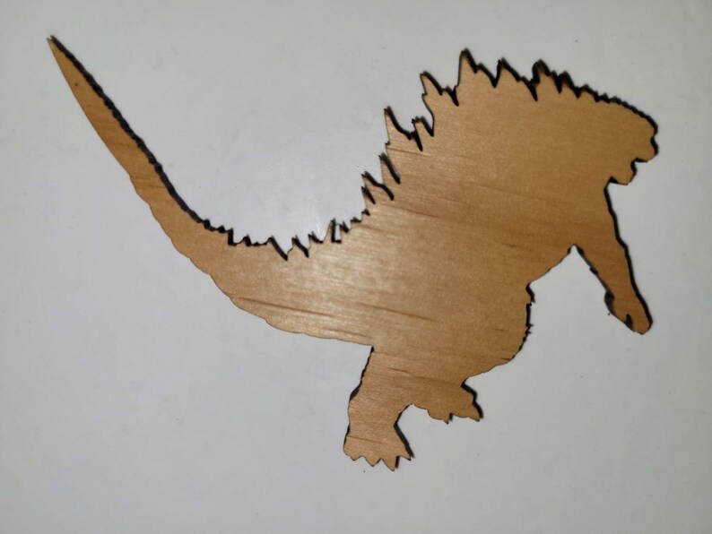 Digital Godzilla File for Laser Cutting and Engraving - Etsy