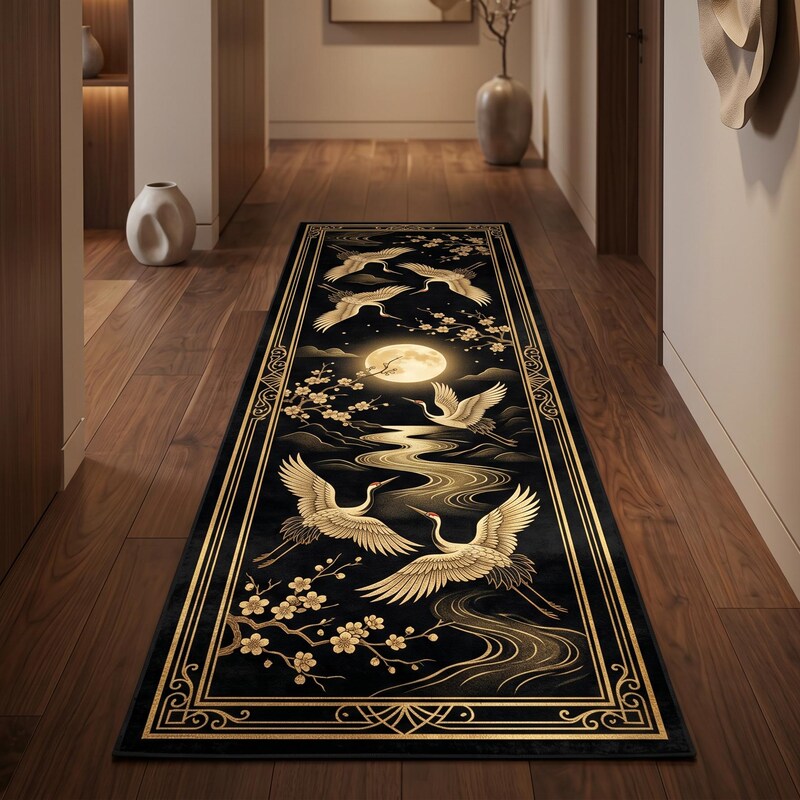 Japanese Crane Runner - Etsy UK