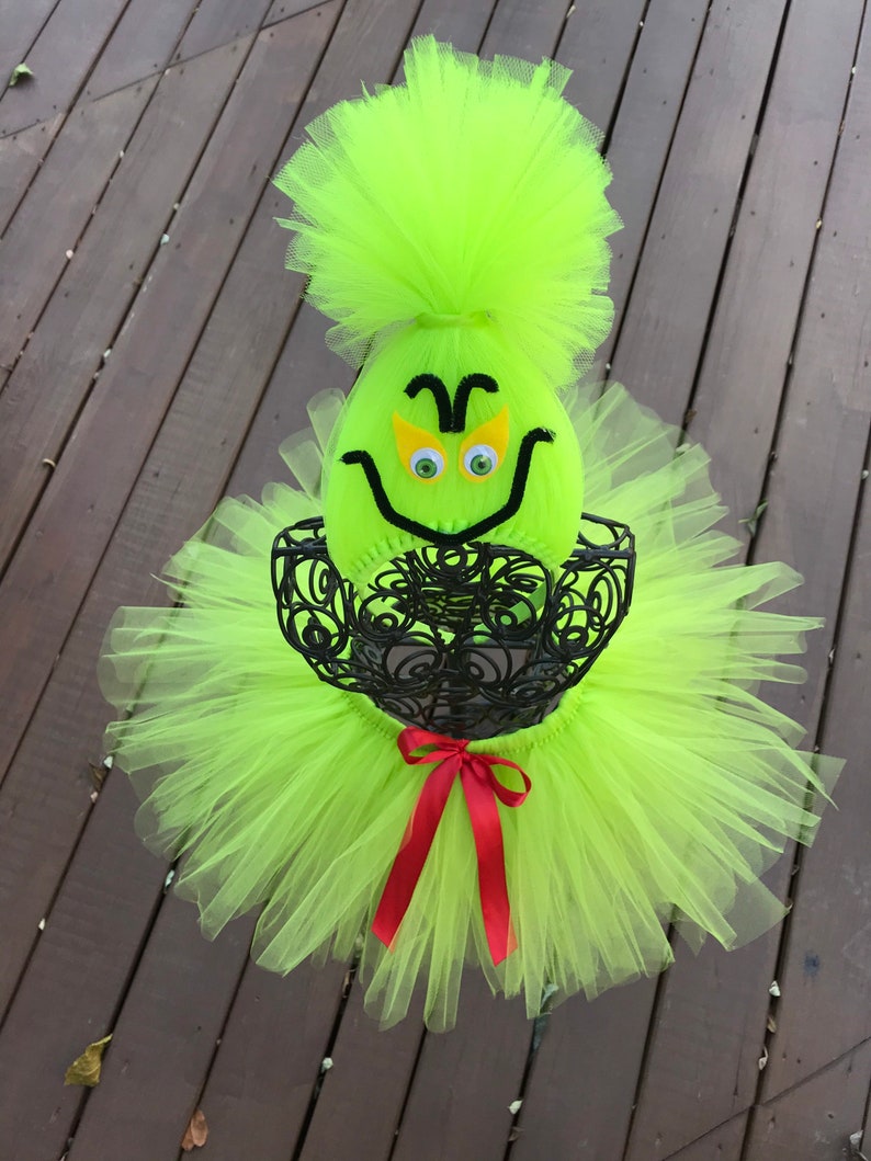 Grinch Inspired Tutu and Headband Grinch Hair Headband Tutu - Etsy