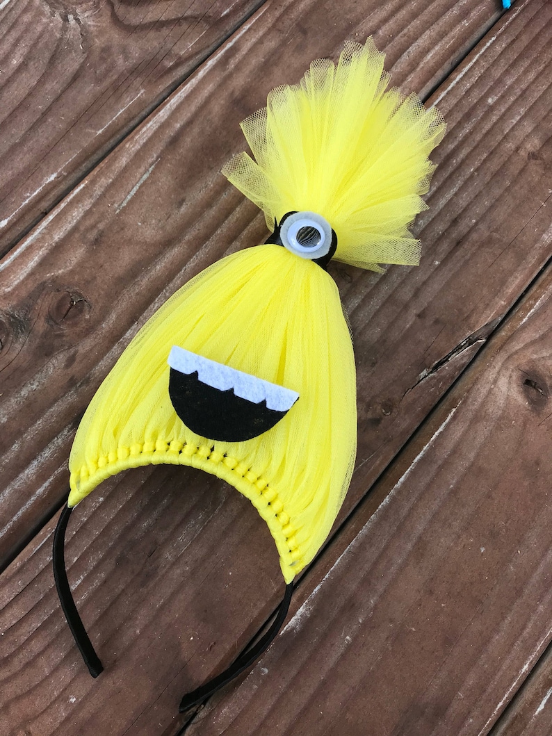 Minion Headband Minions Hair Minion Costume Minion troll hair | Etsy
