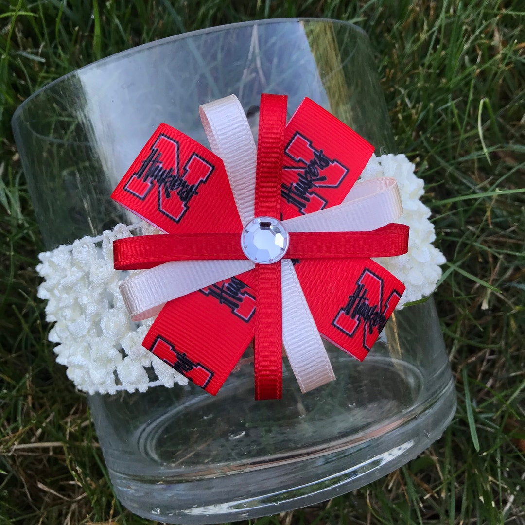 Nebraska Cornhuskers Headband or Hair Bow Cornhuskers Baby Headband ...